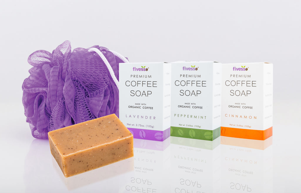 Best Selling Coffee Soaps - Value Pack Of 3 - Fivesso Natural Skincare ...